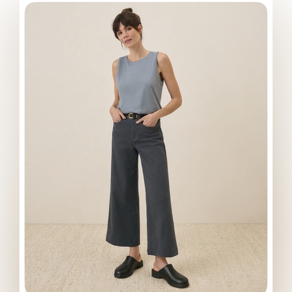 Pact | Pants & Jumpsuits | Pact Organic Stretch Twill Wide Leg Pant ...